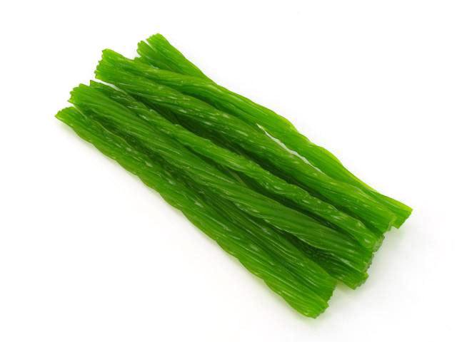 green licorice candy